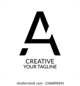 Elegant Letter Linked Monogram Logo Design Stock Vector (Royalty Free ...