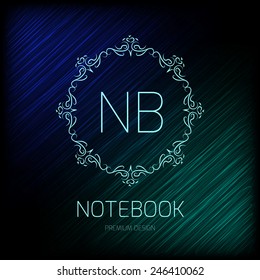 Elegant Logo Design Notebook Stock Vector (Royalty Free) 246410062 ...
