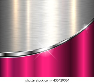 Elegant Metallic Background Vector Design Stock Vector (Royalty Free ...