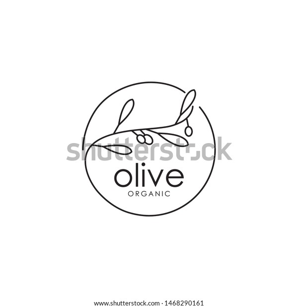 Elegant Olive Logo Design Template Stock Vector (Royalty Free ...