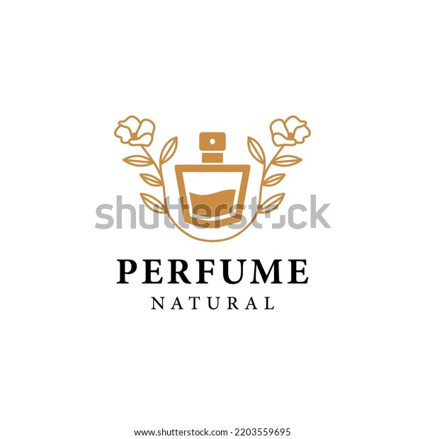 Elegant Perfume Logo Design Template Stock Vector (Royalty Free ...