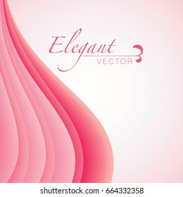 Elegant Pink Background Stock Vector (Royalty Free) 664332358 ...
