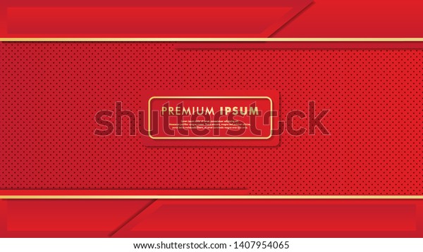 Elegant Red Wallpaper Template Design Stock Vector (Royalty Free ...