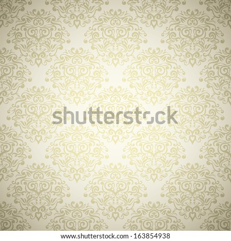 Elegant Royal Wedding Background Light Damask Stock Vector (Royalty ...