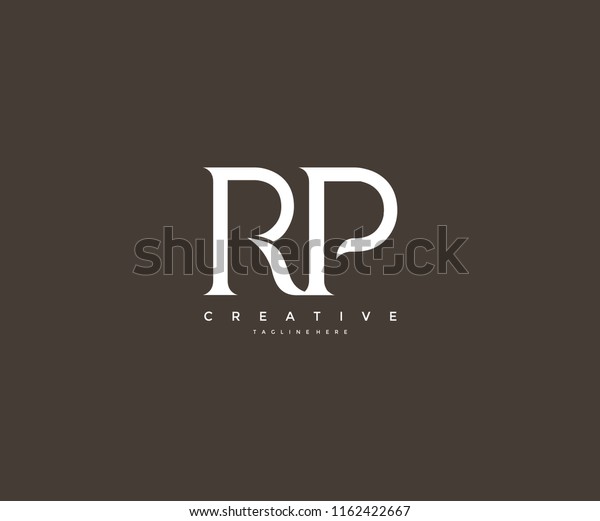 Elegant Rp Letter Linked Monogram Logo Stock Vector (Royalty Free ...