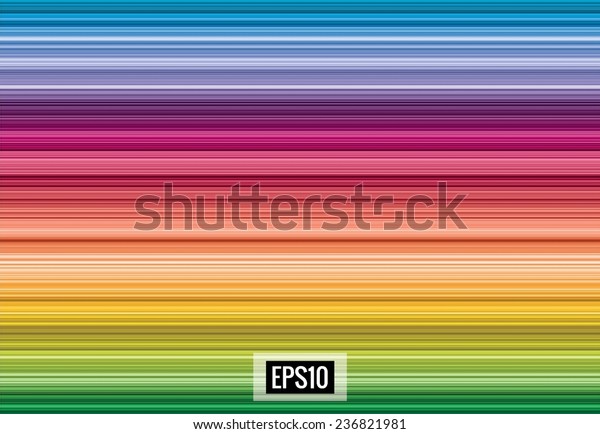 Elegant Spectrum Abstract Background Horizontal Lines Stock Vector ...