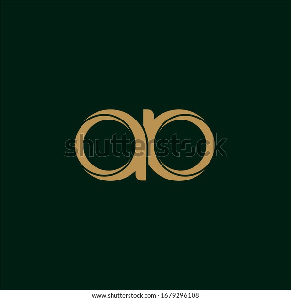 Elegant Two Letter Combination Vector Stock Vector (Royalty Free ...