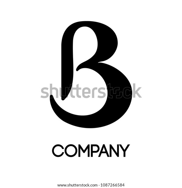 Elegant Typography Design Letter B Product Stock Vector (Royalty Free ...