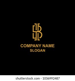 Elegant Unique B Letter Initial Alphabetical Stock Vector (Royalty Free ...