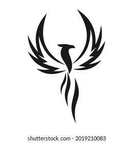 Elegant Unique Phoenix Logo Design Stock Vector (Royalty Free ...