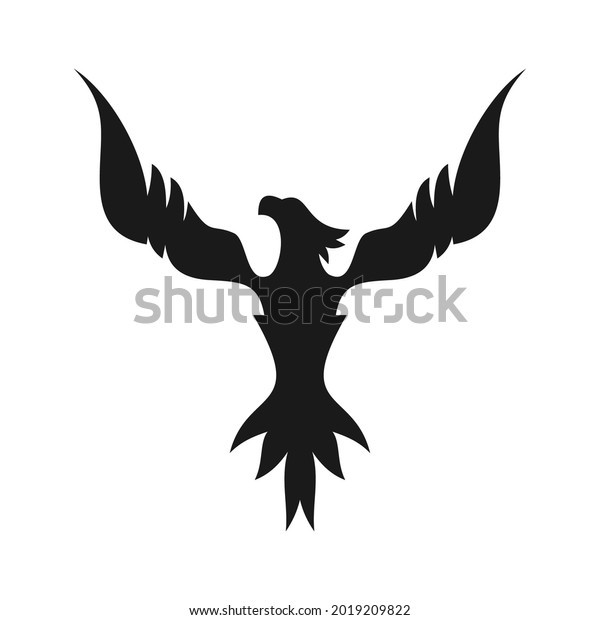 Elegant Unique Phoenix Logo Design Stock Vector (Royalty Free ...