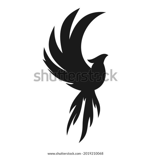 Elegant Unique Phoenix Logo Design Stock Vector (Royalty Free ...