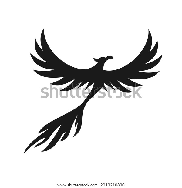Elegant Unique Phoenix Logo Design Stock Vector (Royalty Free ...