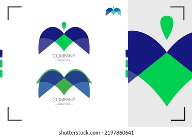 Elegant Vector Logo Letter M Concept Stock Vector (Royalty Free ...