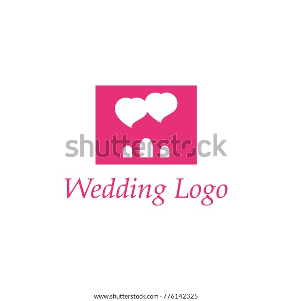Elegant Wedding Logo Design Vector Stock Vector (Royalty Free ...
