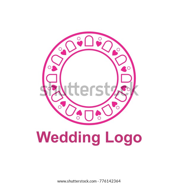 Elegant Wedding Logo Design Vector Stock Vector (Royalty Free ...