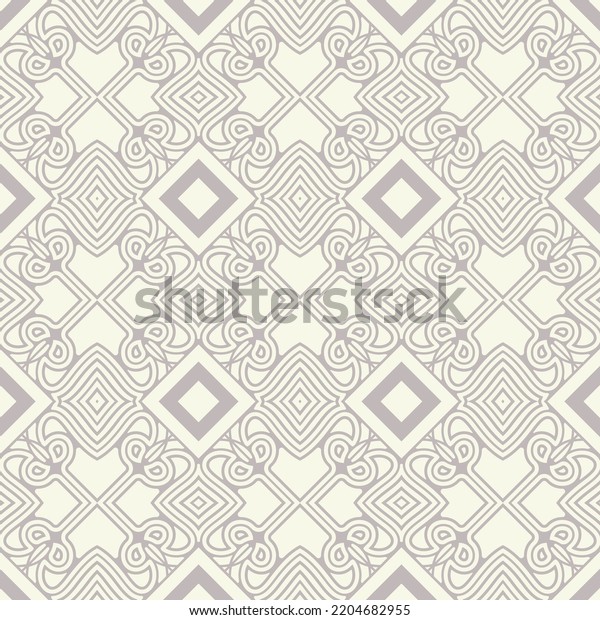 Elegant White Seamless Geometric Pattern Stock Vector (Royalty Free ...