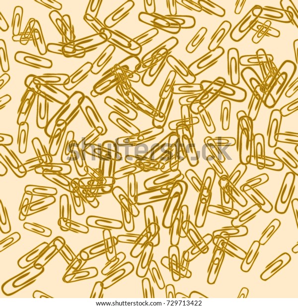 Element Design Orange Paper Clips On Stock Vector (Royalty Free ...