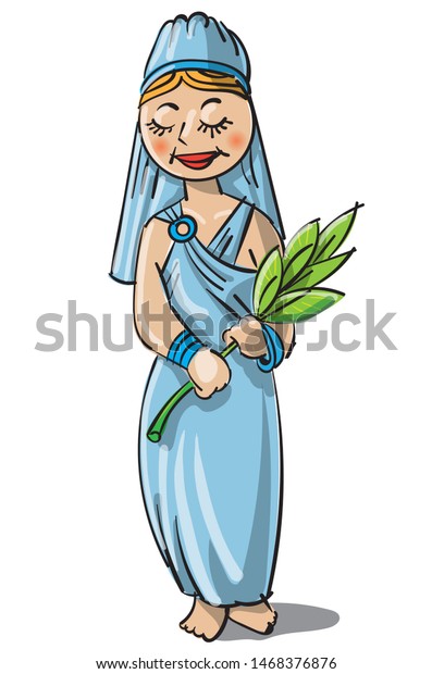 Elena Princess Beautiful Trojan War Iliad: vector de stock (libre de ...