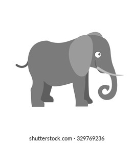 Elephant African Trunk Icon Vector Image Stock Vector (Royalty Free ...