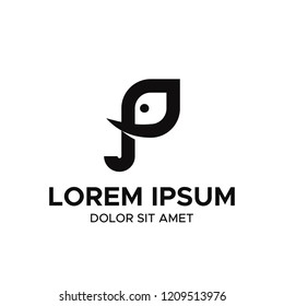 Elephant P Logo Stock Vector (Royalty Free) 1209513976 | Shutterstock