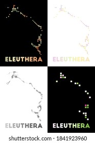 Eleuthera Map Collection Map Eleuthera Dotted Stock Vector (Royalty ...