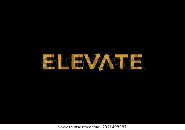 Elevate Letters Logo Design Vector Stock Vector (Royalty Free) 2021498987 | Shutterstock