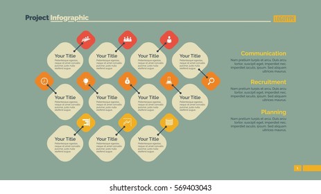 Eleven Points Diagram Slide Template Stock Vector (Royalty Free ...