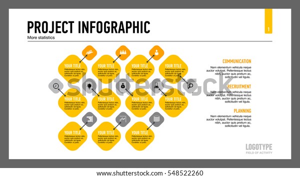 Eleven Points Diagram Slide Template 스톡 벡터(로열티 프리) 548522260 | Shutterstock
