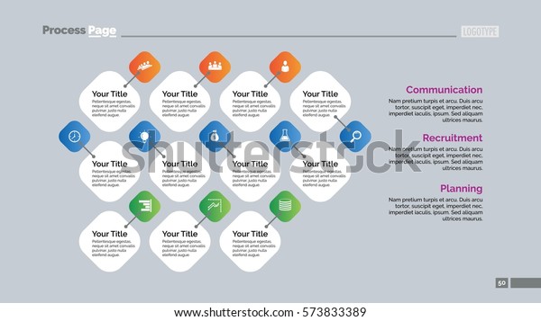 Eleven Points Diagram Slide Template Stock Vector (Royalty Free ...