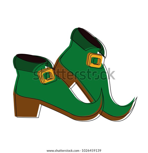 Elf Boots Symbol Stock Vector (Royalty Free) 1026459139 | Shutterstock