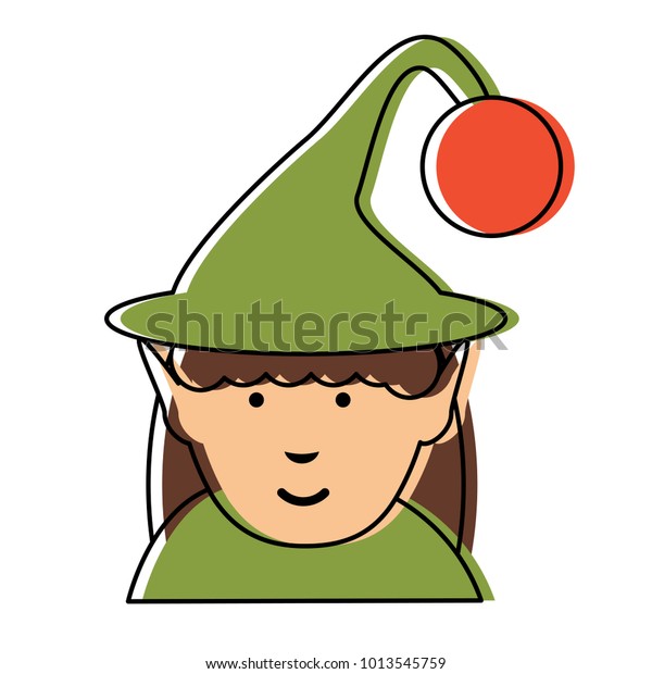 Elf Girl Icon Stock Vector (Royalty Free) 1013545759 | Shutterstock