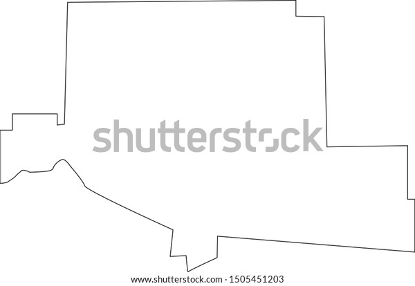 Elk County Map Pennsylvania State Stock Vector (Royalty Free ...
