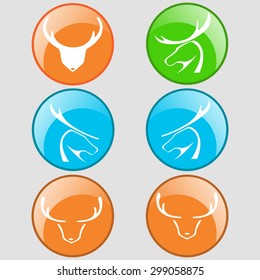 Elk Symbols Stock Vector (Royalty Free) 299058875 | Shutterstock