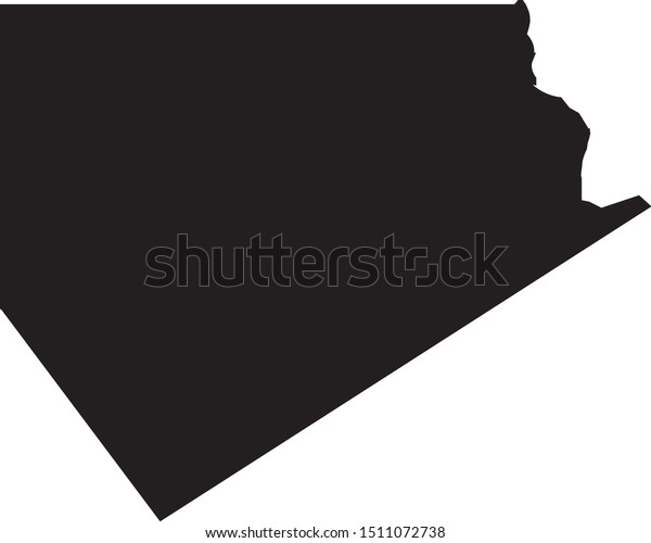 Ellis County Map State Texas Stock Vector (Royalty Free) 1511072738 ...
