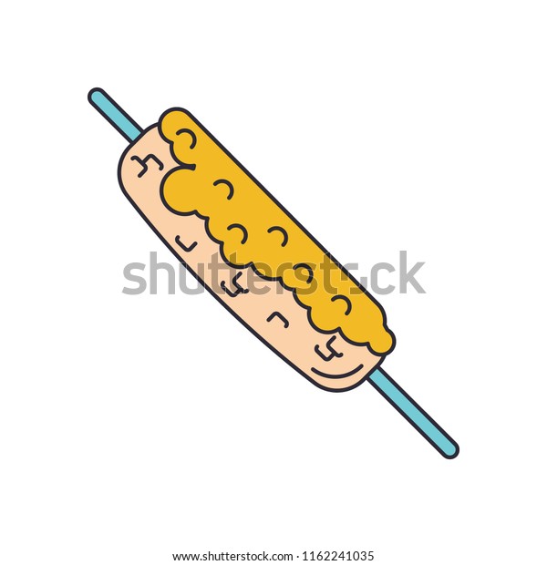 Elote Icon Cartoon Elote Vector Icon Stock Vector (Royalty Free ...
