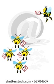 107 Bee email Images, Stock Photos & Vectors | Shutterstock