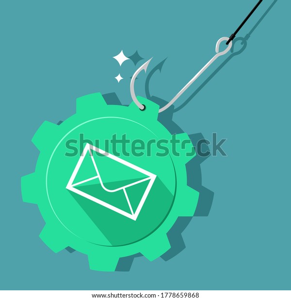Email Icon Fishing Hook Fishing By Stock Vector (Royalty Free ...
