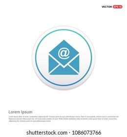 Email Icon Hexa White Background Icon Stock Vector (Royalty Free ...