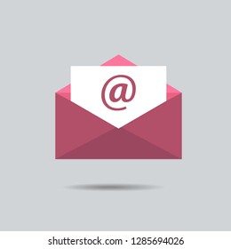 Email Icon Letter Icon Stock Vector (Royalty Free) 1285694026 ...