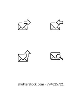 Email Icon Line Stock Vector (Royalty Free) 774825721 | Shutterstock