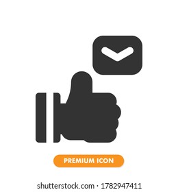 Hand Holding Sign Check Mark Icon Stock Vector (Royalty Free) 257236687
