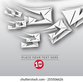 Email Icon Web Design Element Stock Vector (Royalty Free) 255506626 ...