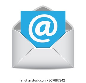 Single Email Envelope Vector Stock Vector (Royalty Free) 148035320
