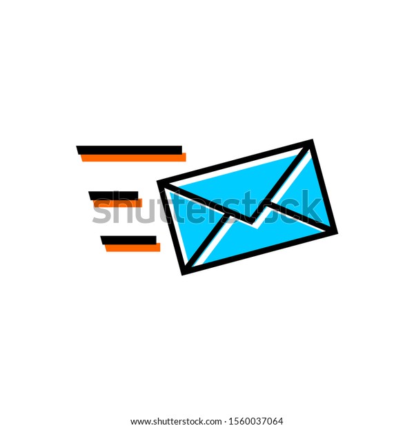 Email Letter Vector Icons Envelope Cover Stock Vector (Royalty Free ...