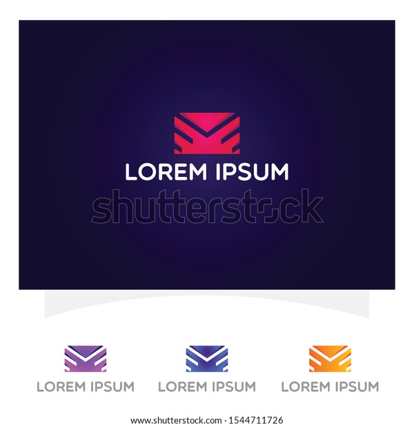 Email Logo Design Company Stock Vector (Royalty Free) 1544711726 ...