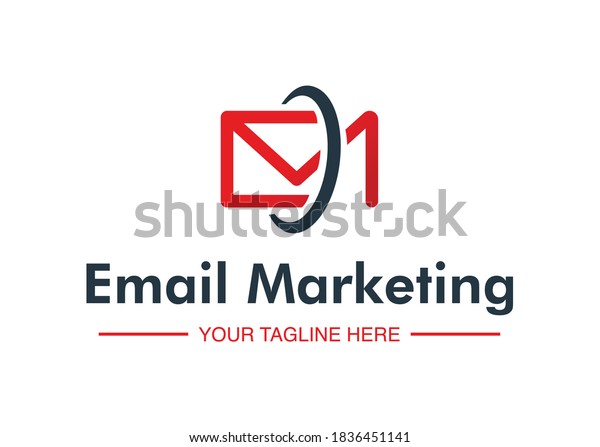 Email Marketing Creative Logo Design Concept Stock Vector (Royalty Free ...