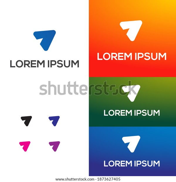 Email Paper Airplane Logo Vector Icon Stock Vector (Royalty Free ...