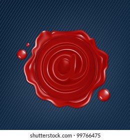 Email Seal Stamper Stock Vector (Royalty Free) 99766475 | Shutterstock