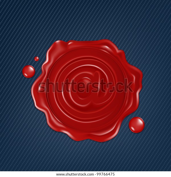 Email Seal Stamper Stock Vector (Royalty Free) 99766475 | Shutterstock